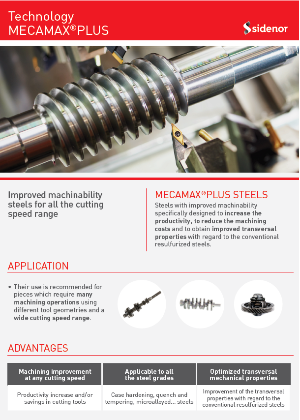 Technology MECAMAX® PLUS - Sidenor